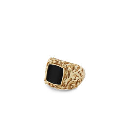 Gold Plated Sterling Silver Chevalier Ring | EMANUELE BICOCCHI