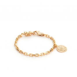 Coin Bracelet Gold Caesar
