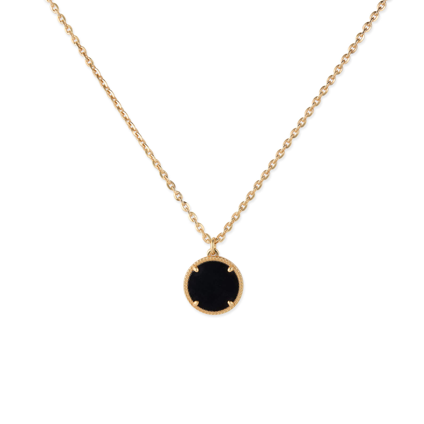 Emanuele Bicocchi Onyx Amulet Pendant Necklace Gold